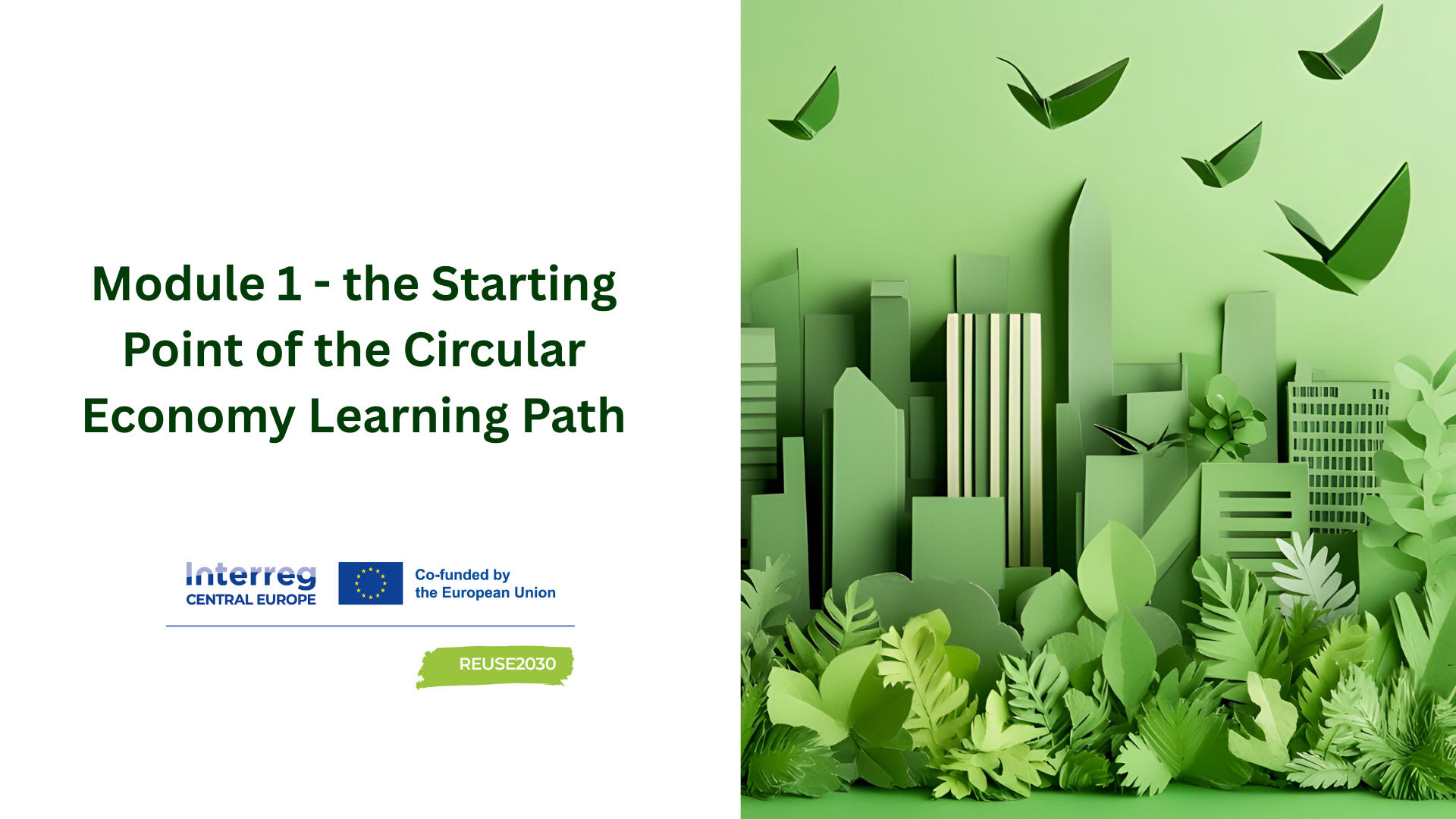 Capacity building programme: Module 1 as the Starting Point of the ...